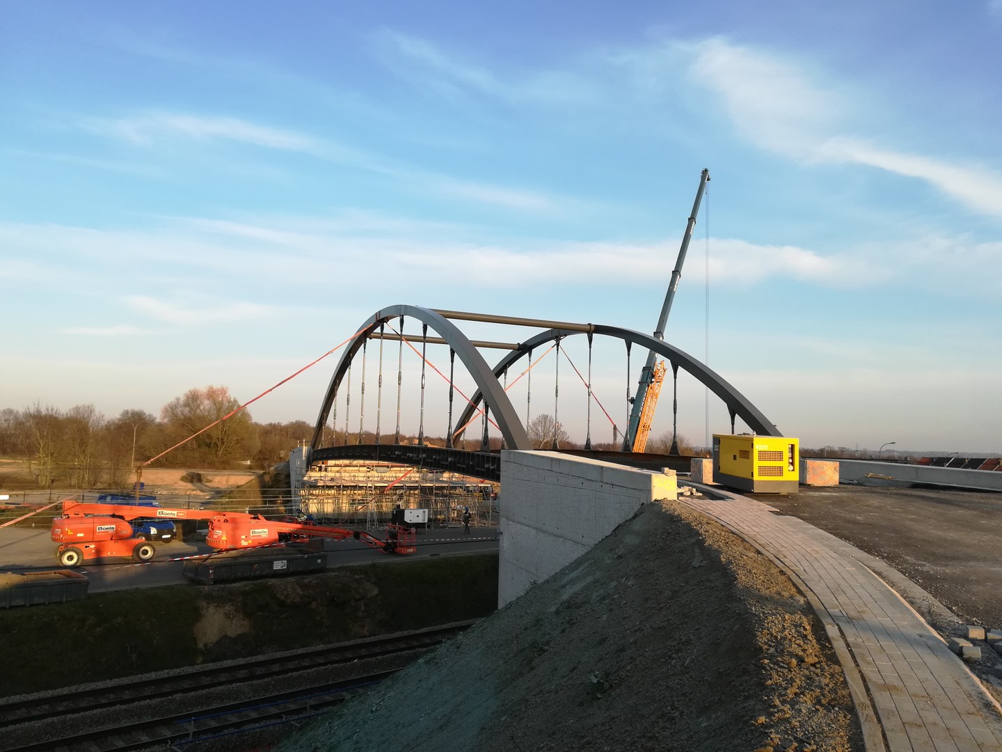 Boogbrug Milmort geplaatst - CSM